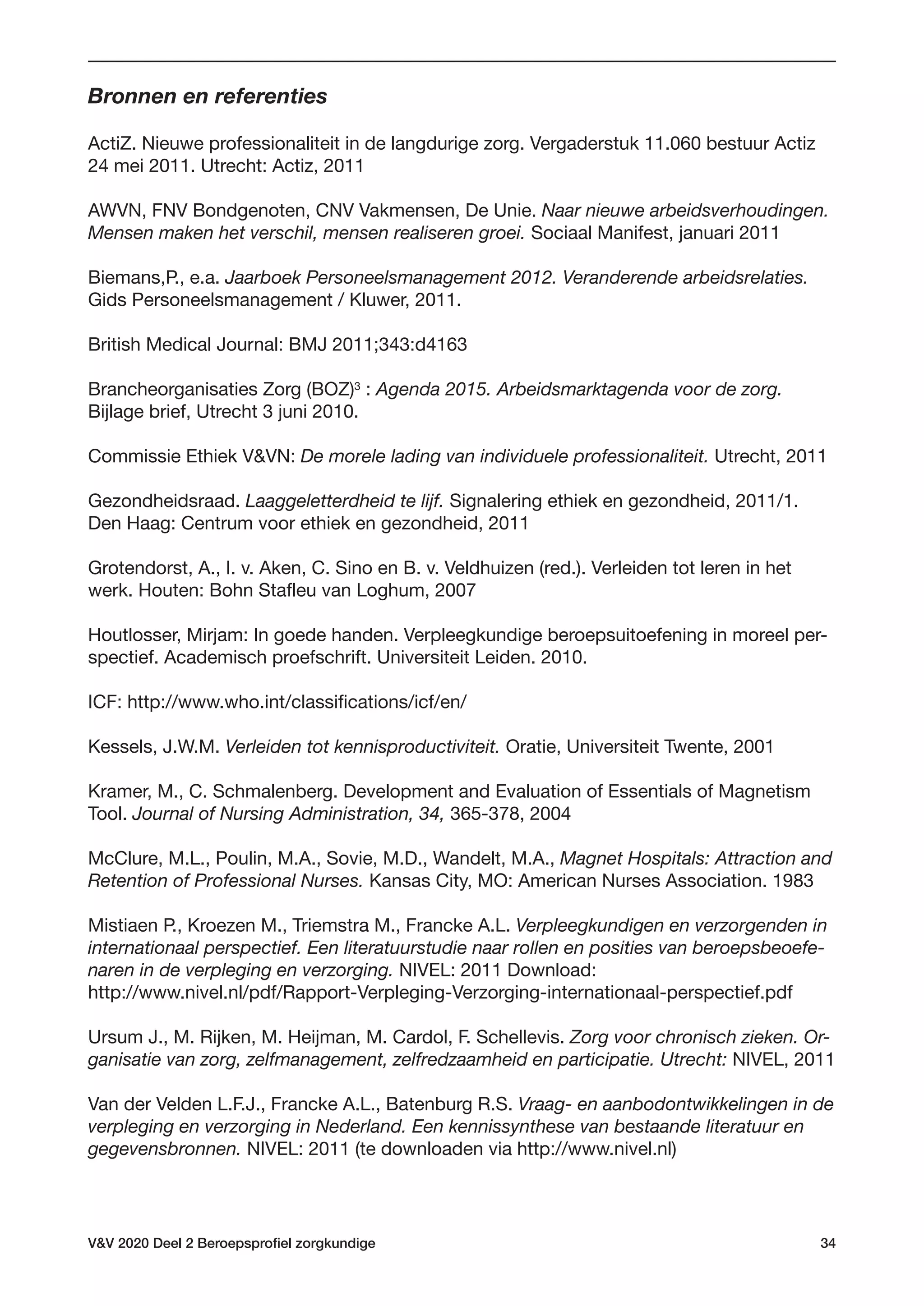 Beroepsprofiel zorgkundige | PDF