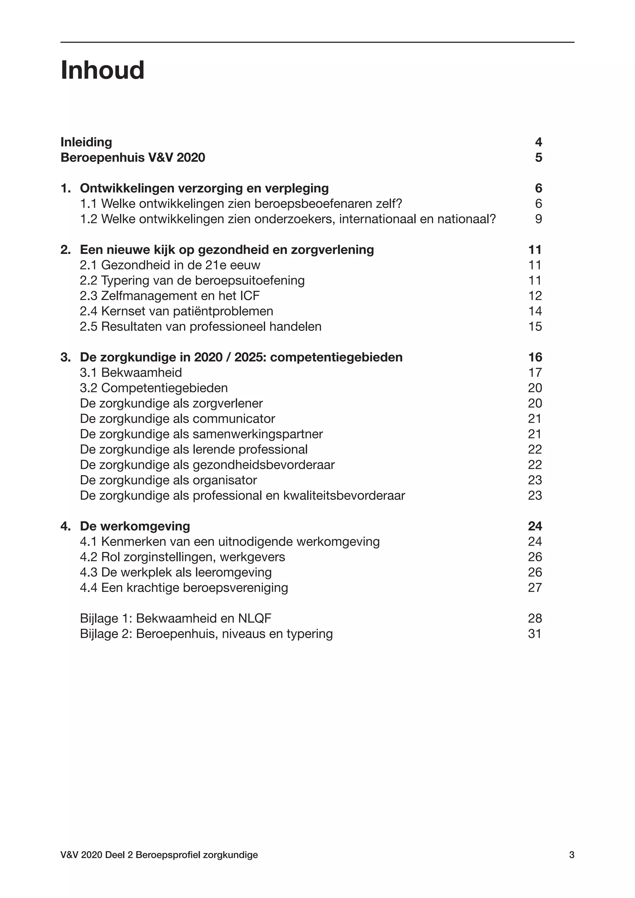 Beroepsprofiel zorgkundige | PDF