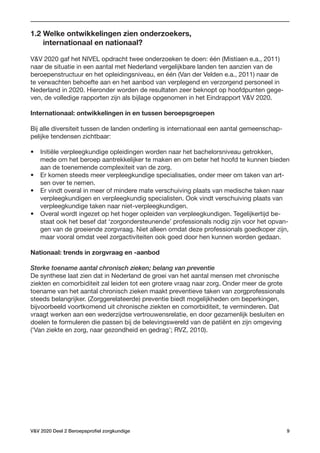 Beroepsprofiel zorgkundige | PDF