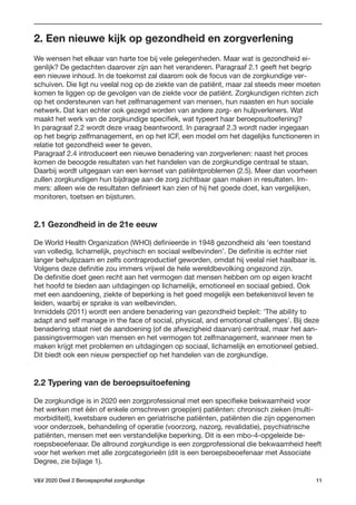 Beroepsprofiel zorgkundige | PDF