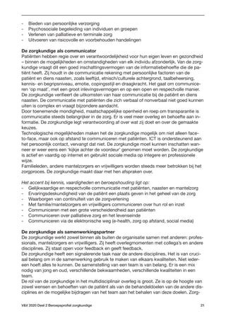 Beroepsprofiel zorgkundige | PDF