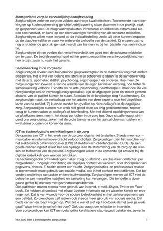 Beroepsprofiel zorgkundige | PDF