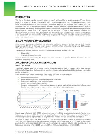 Will china remain a low cost country? | PDF