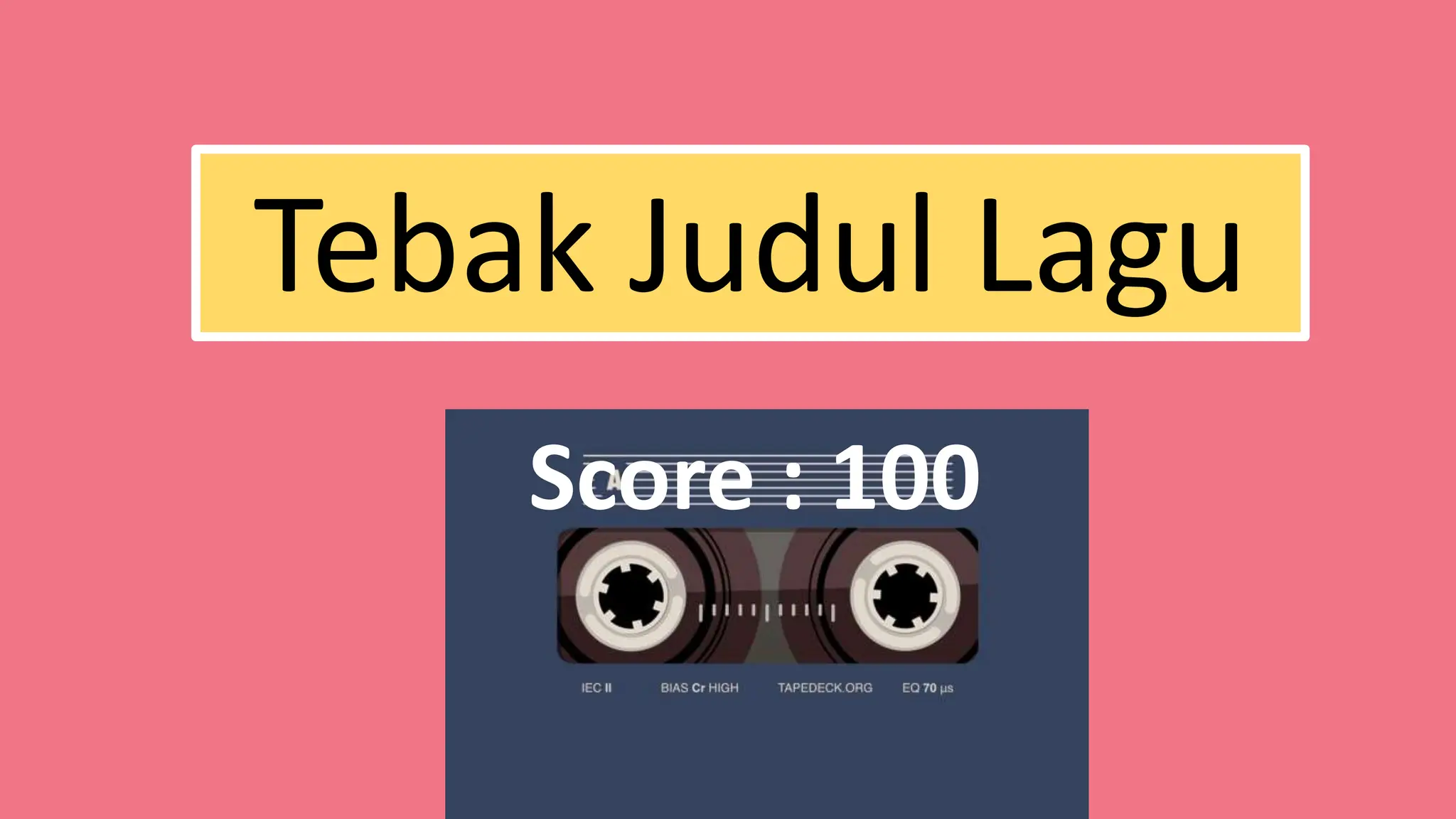 games Berpacu dalam Melodi menggunakan power point | PPTX
