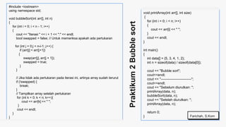 Algoritma Searching Sorting Stack dan Queue Kelas 10 | PDF