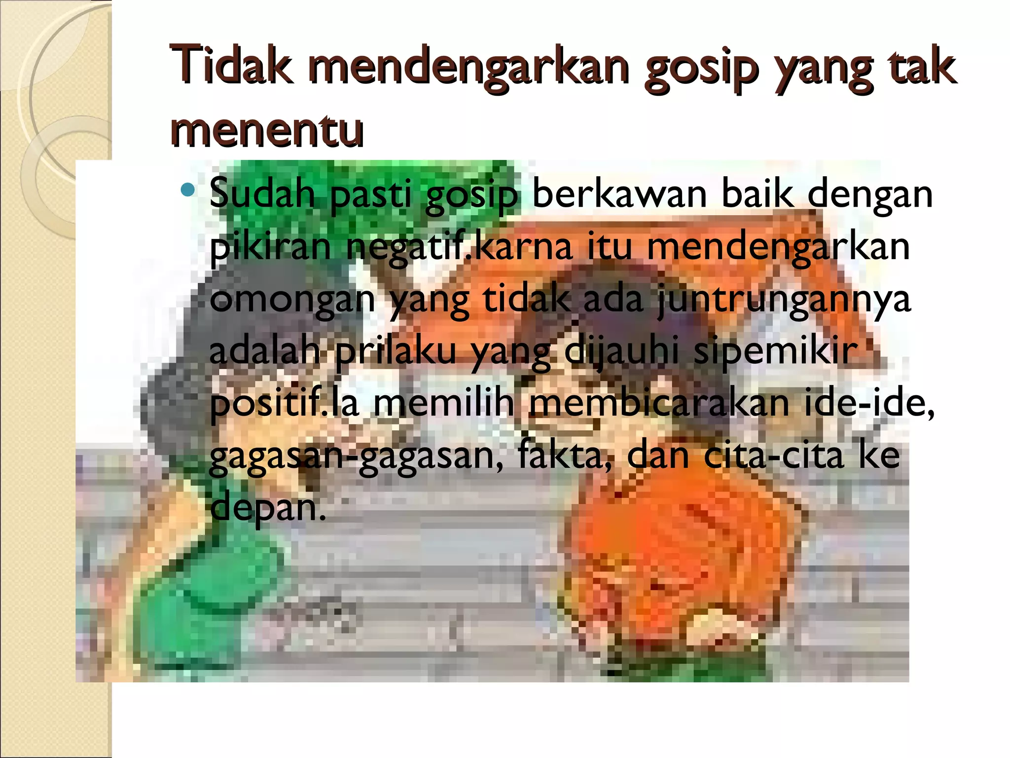 Berpikir dan bersikap positif | PPT
