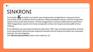 MATERI SEJARAH BERPIKIR DIAKRONIK DAN SINKRONIK.pptx