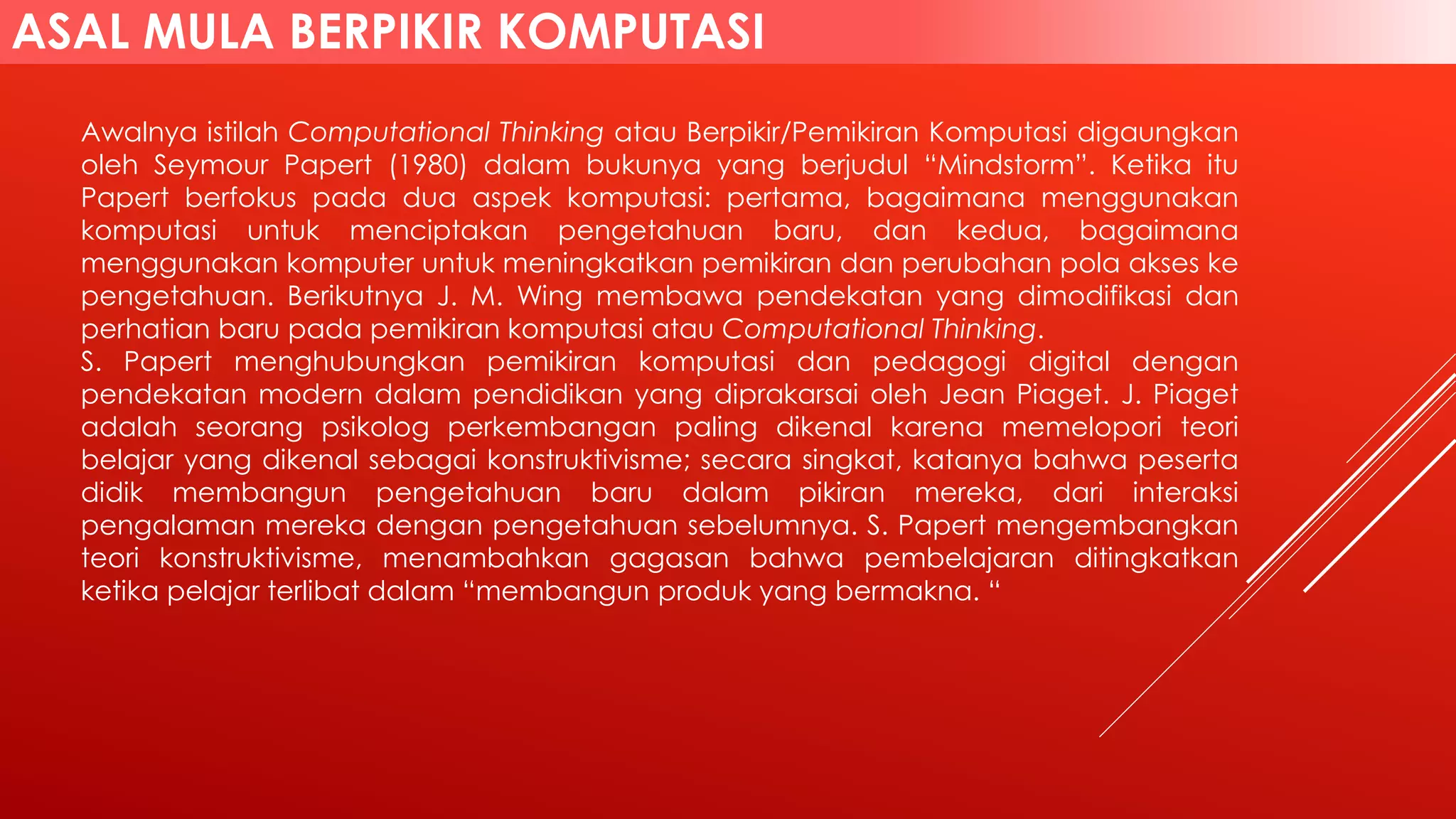 Berpikir Komputasi Part 1 Pptx