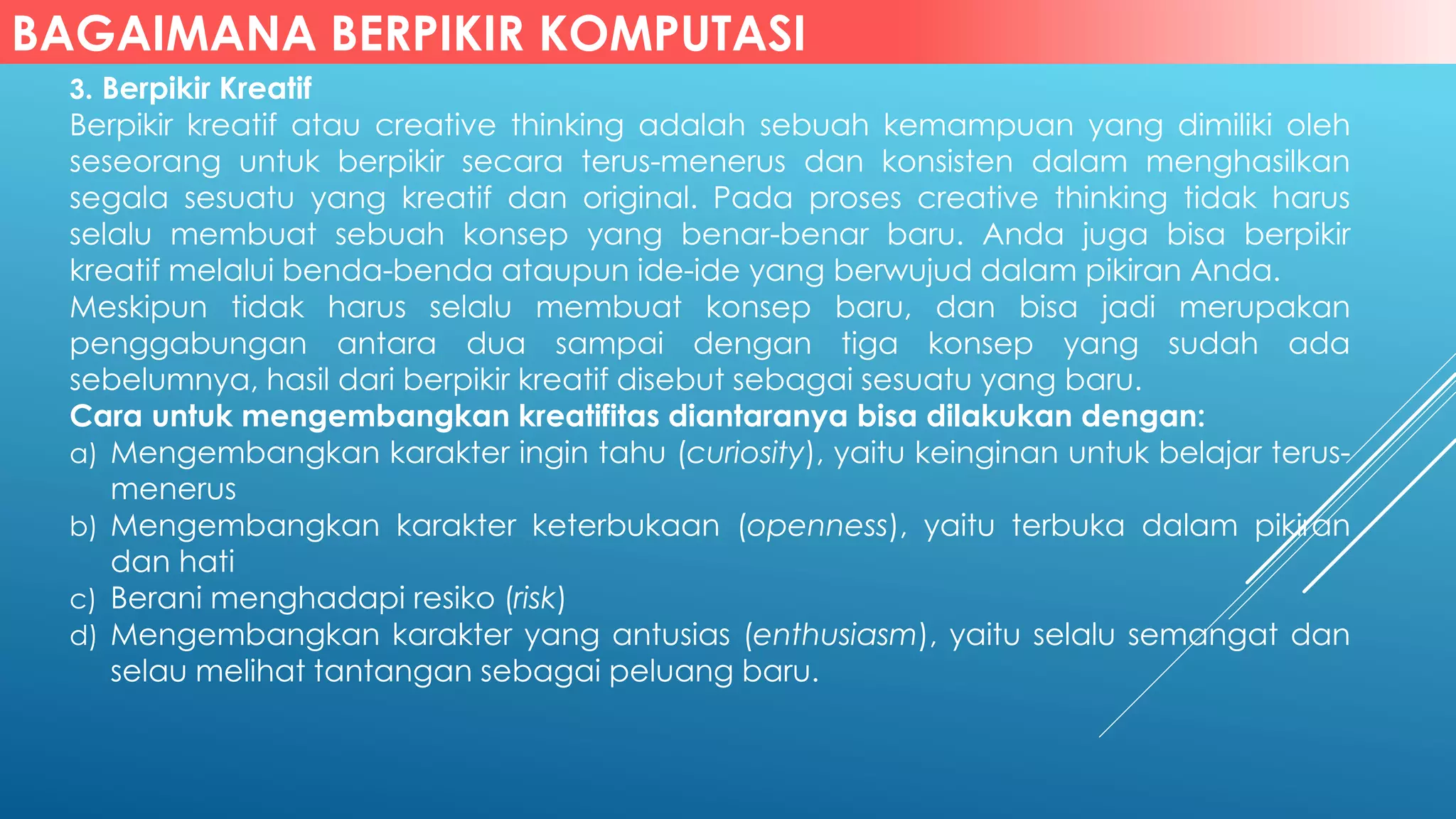 Berpikir Komputasi Part 1 Pptx