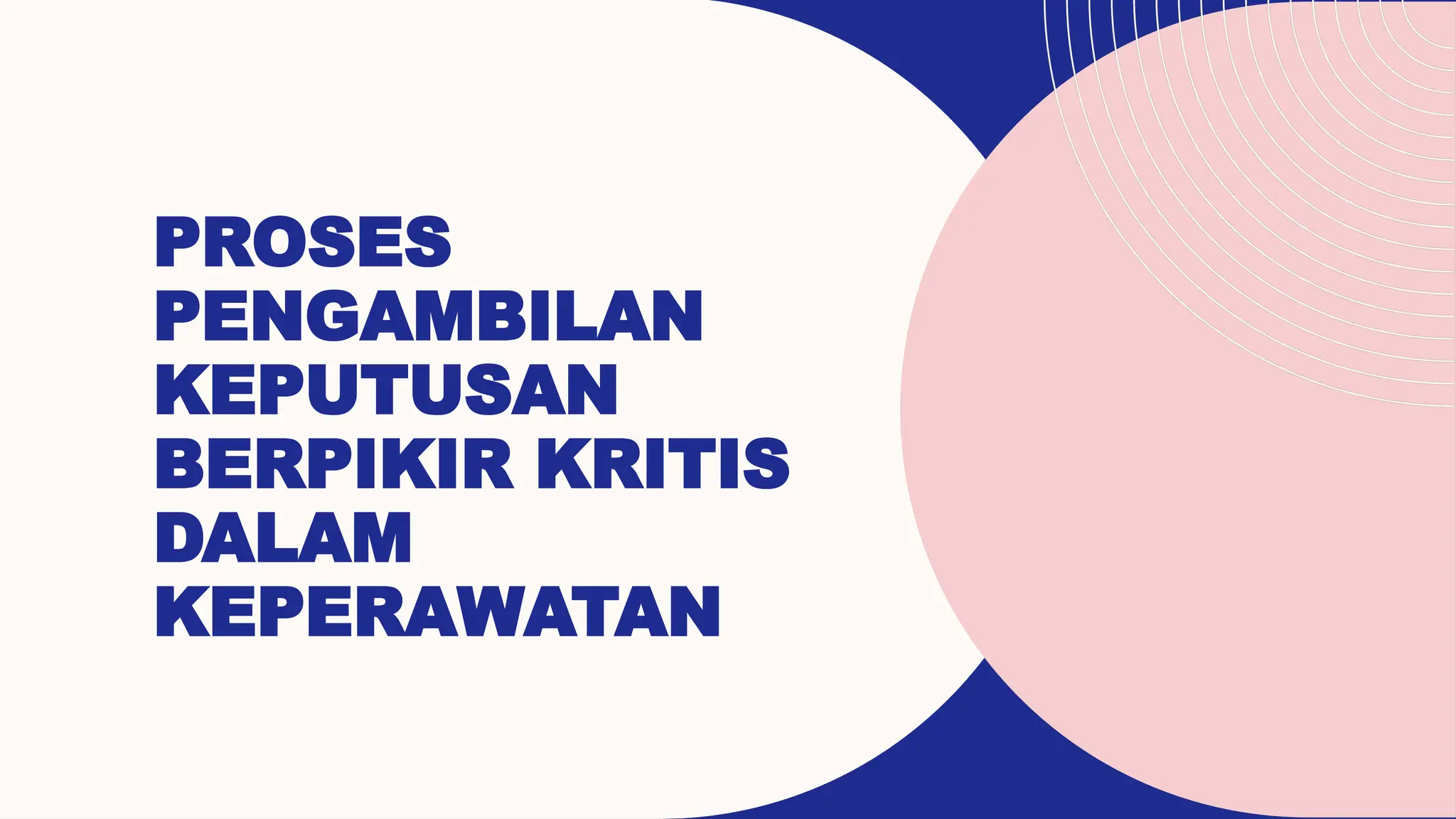 MATERI BERPIKIR KRITIS DALAM KEPERAWATAN | PPTX