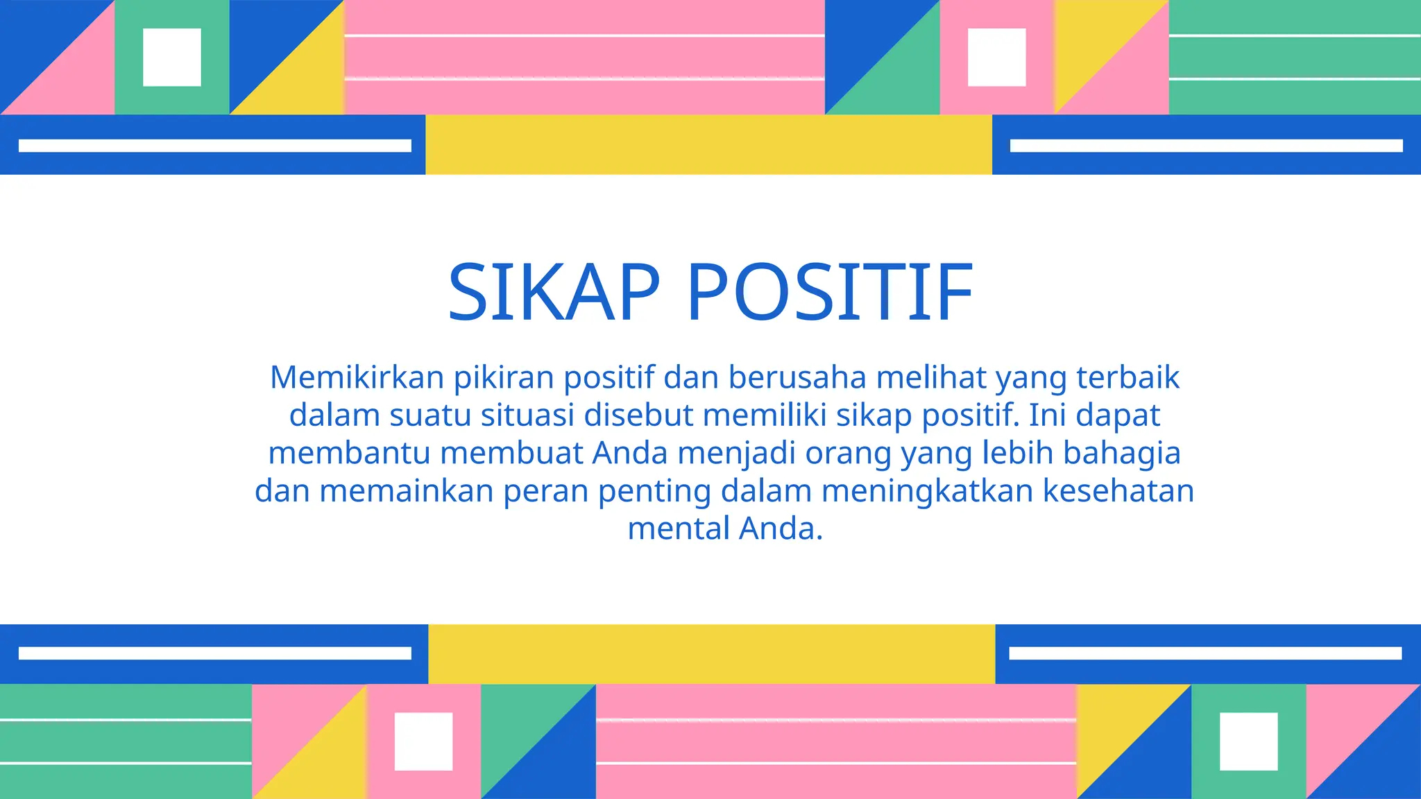 Apa itu dan bagaimana cara untuk dapat berpikir positif.pptx