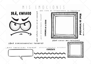 BERRINCHES TARJETAS PLANTILLAS PARA MANEJO DEL ENOJO EN NIÑOS | PDF
