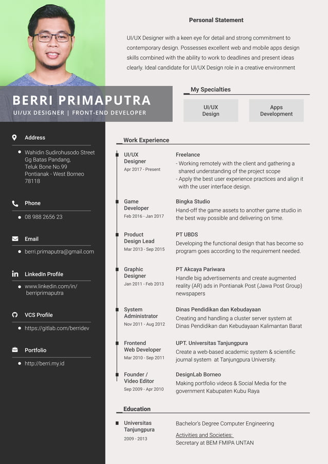 Berri Primaputra resume | PDF
