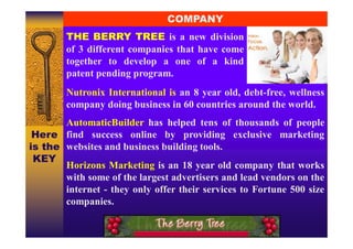 Berry Tree Presentation | PDF