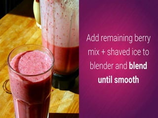 Berry Blitz Smoothie | PPT