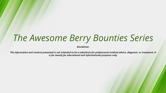 Know Your Healthy Berries—The 7 Berries You Should Eat Everyday | PDF