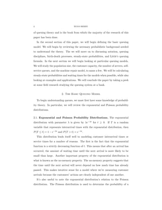 Introduction of Queue Theory. The Basics | PDF