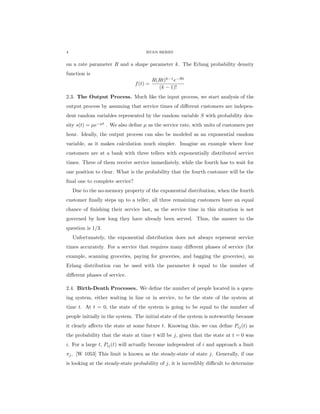 Introduction of Queue Theory. The Basics | PDF