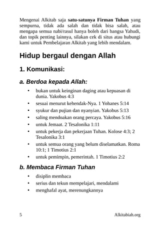 366 Hari Hidup Bergaul dengan Allah | PDF