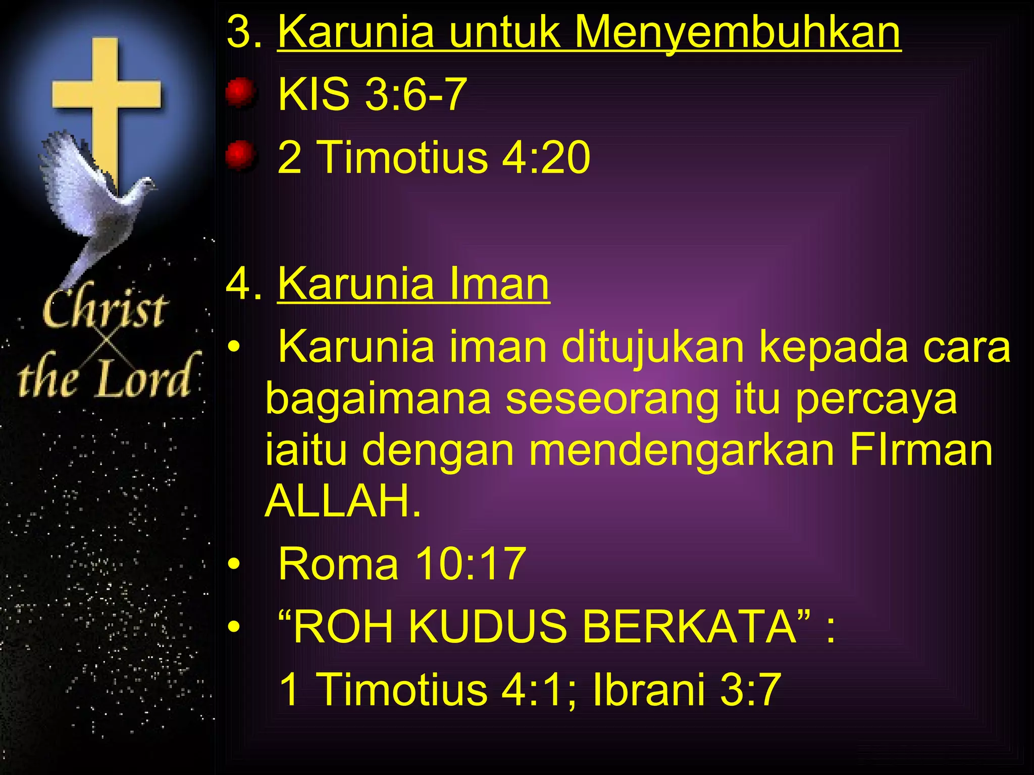 Bersatu membangun tubuh kristus | PPT