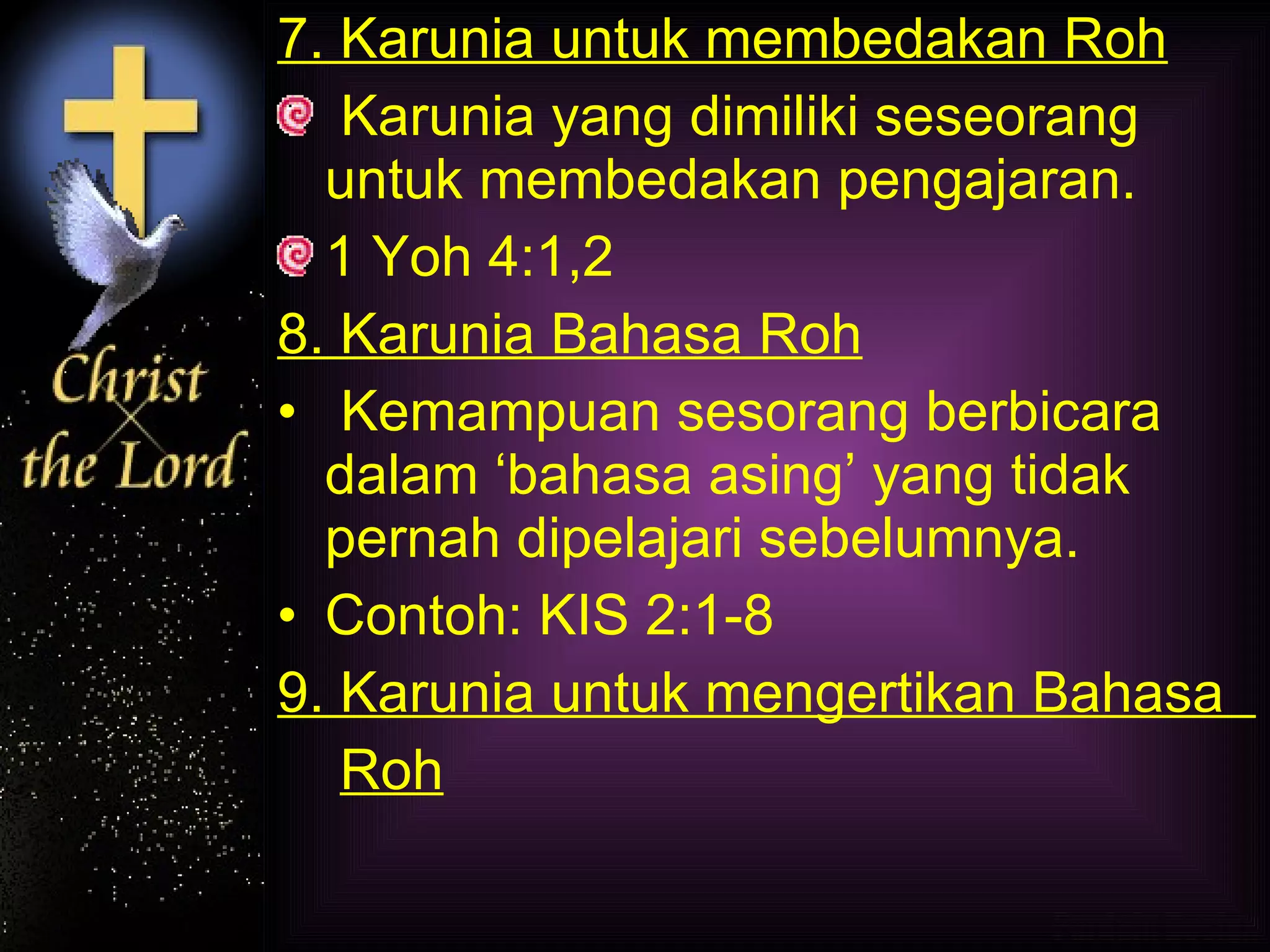 Bersatu membangun tubuh kristus | PPT