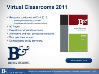 Virtual Classrooms: What Works and What Doesn't | PDF