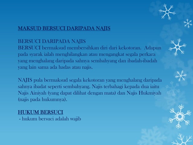 PENDIDIKAN ISLAM TAHUN 4 - Bersuci daripada najis | PPTX