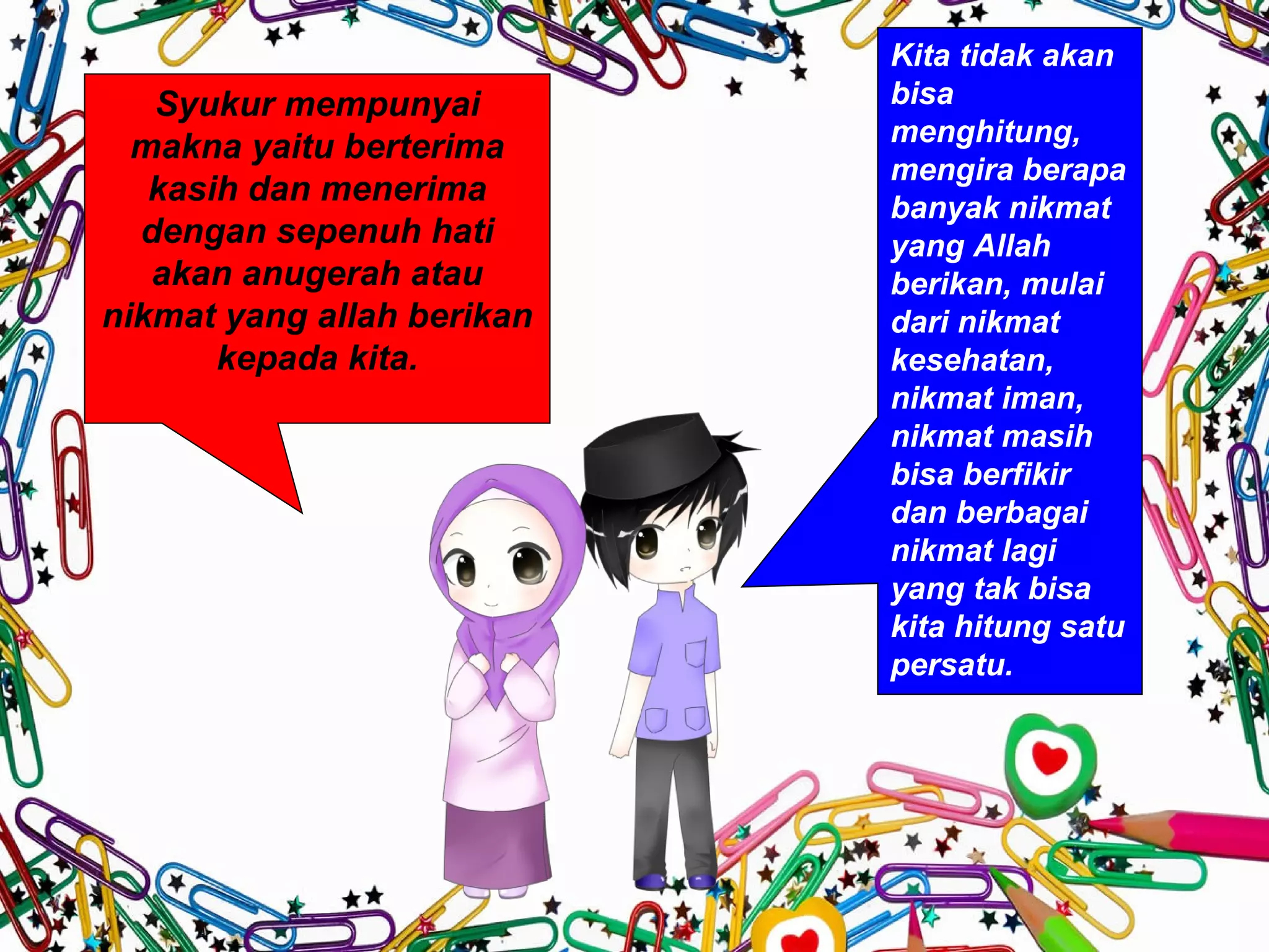 Bersyukur atas nikmat Allah | PPT