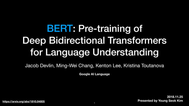 BERT: Pre-training of Deep Bidirectional Transformers for Language ...