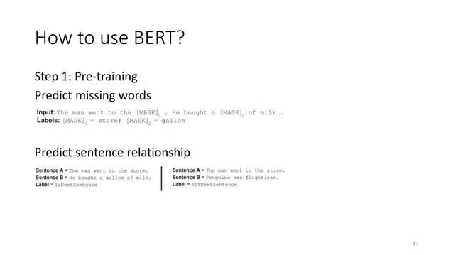 BERT | PPTX