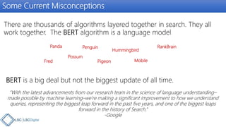 BERT: Google’s latest search algorithm to better understand natural ...
