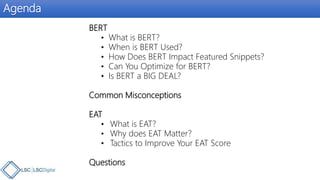 BERT: Google’s latest search algorithm to better understand natural ...