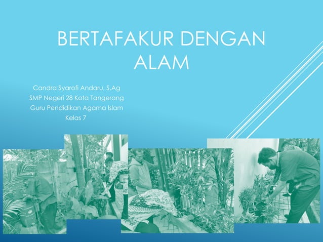 BERTAFAKUR DENGAN ALAMmateri keagamaan.pptx
