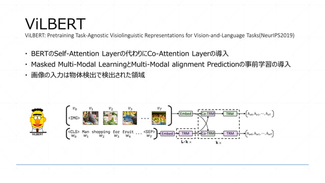 Bert for multimodal | PPT