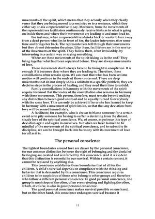 Bert Hellinger - On Consciences (Family Constellation) | PDF