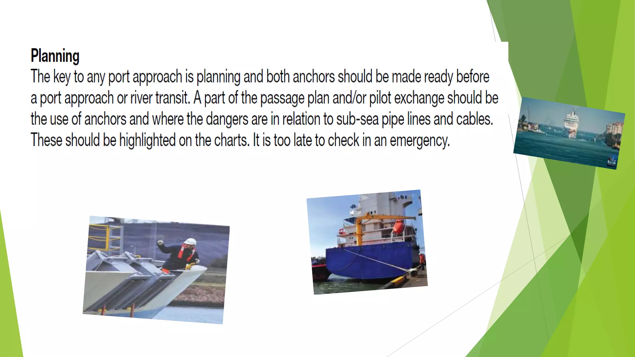 Berthing and unberthing operations | PPTX