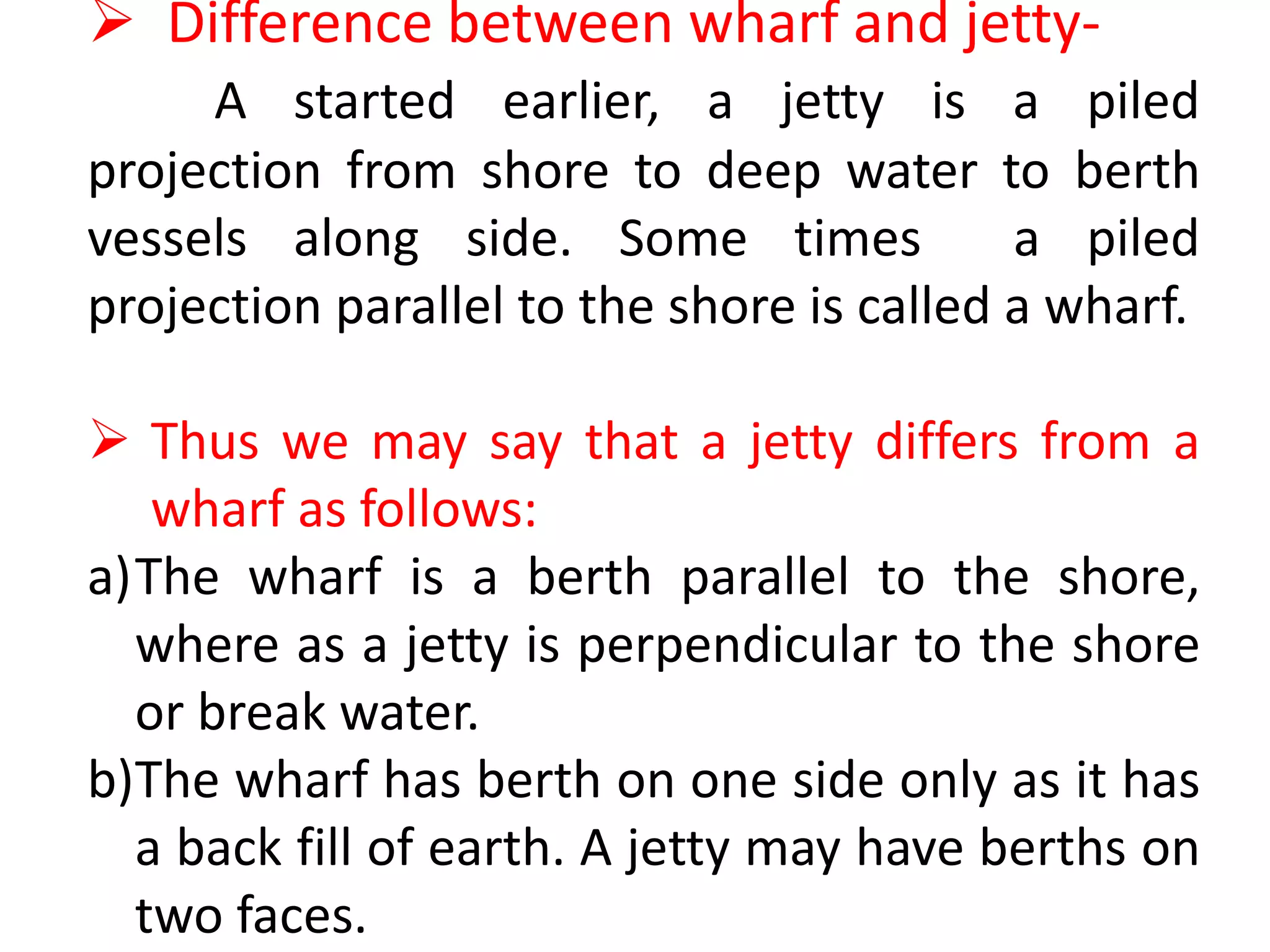 Berthing structures | PPTX