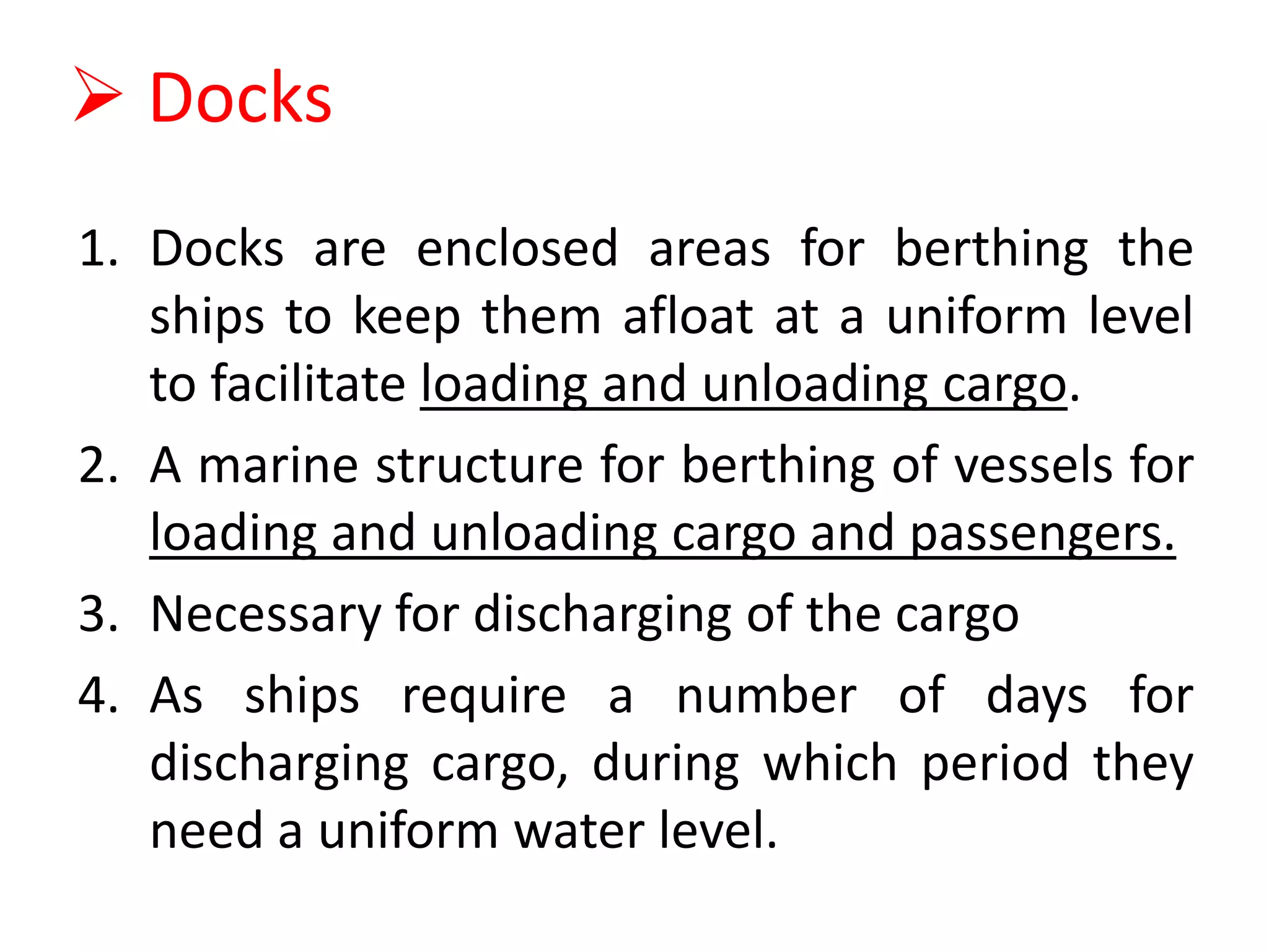 Berthing structures | PPTX