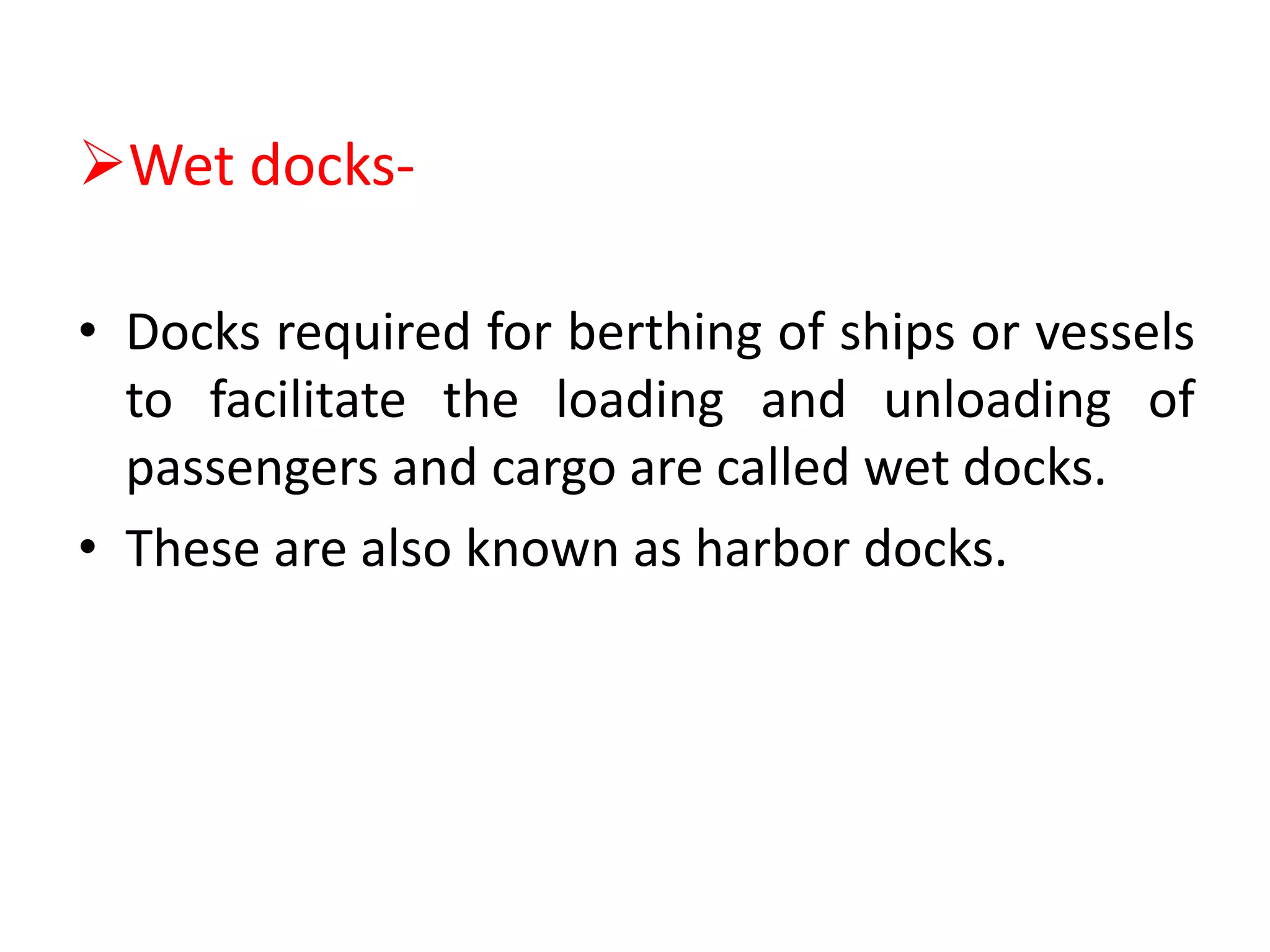 Berthing structures | PPTX