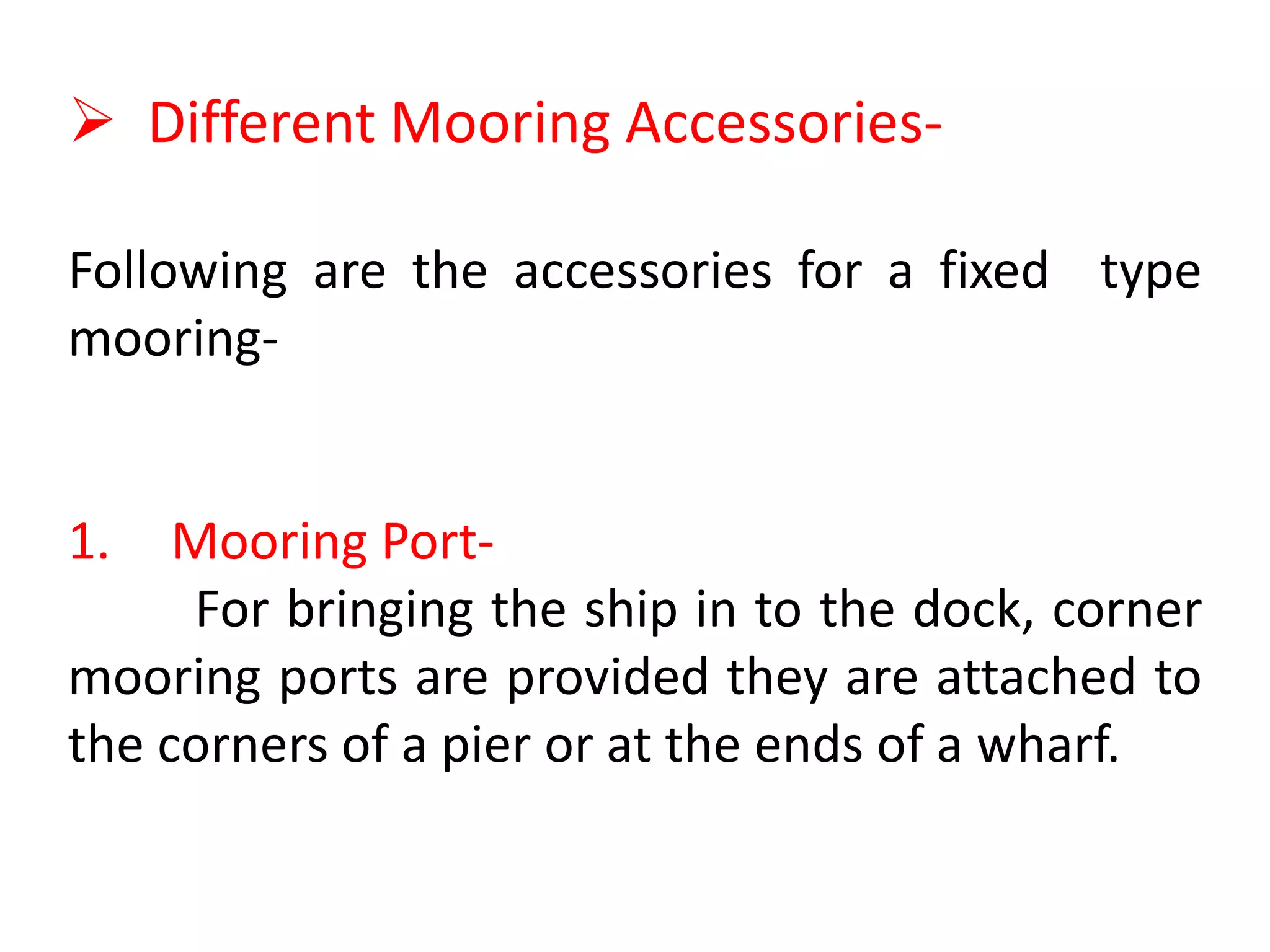 Berthing structures | PPTX