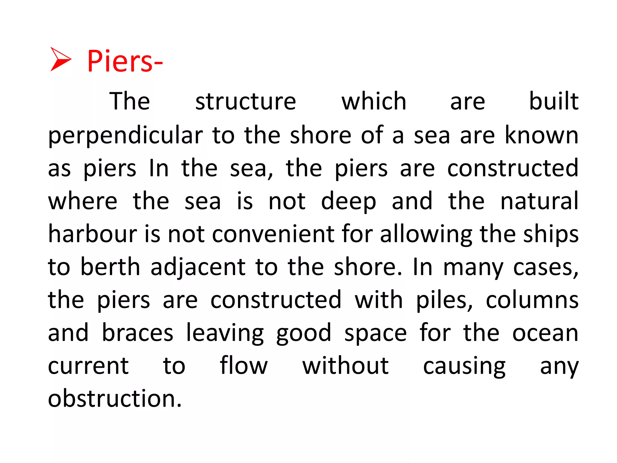 Berthing structures | PPTX