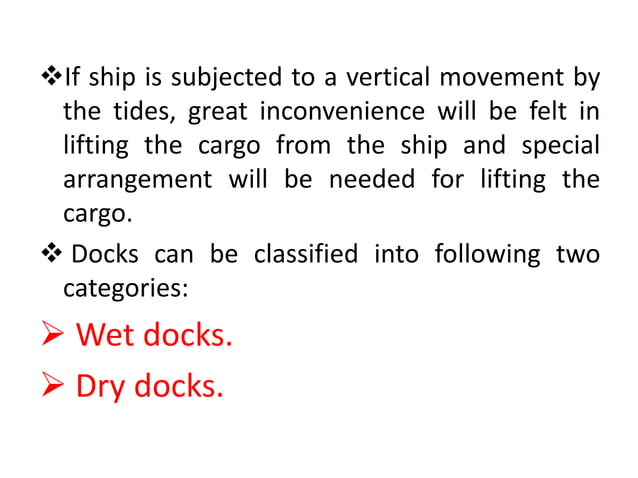 Berthing structures | PPTX | Cruises | Travel Type