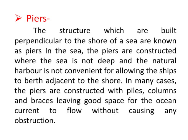 Berthing structures | PPTX | Cruises | Travel Type