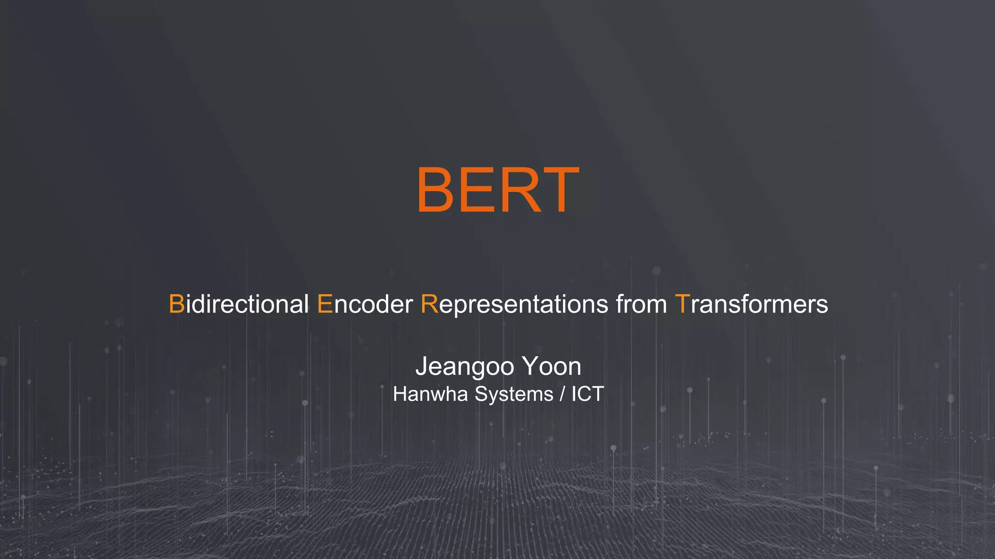 BERT introduction | PPTX