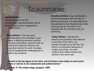 Bertlot Brecht Resource Pack | PPT