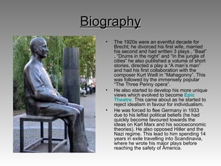 Bertlot Brecht Resource Pack | PPT