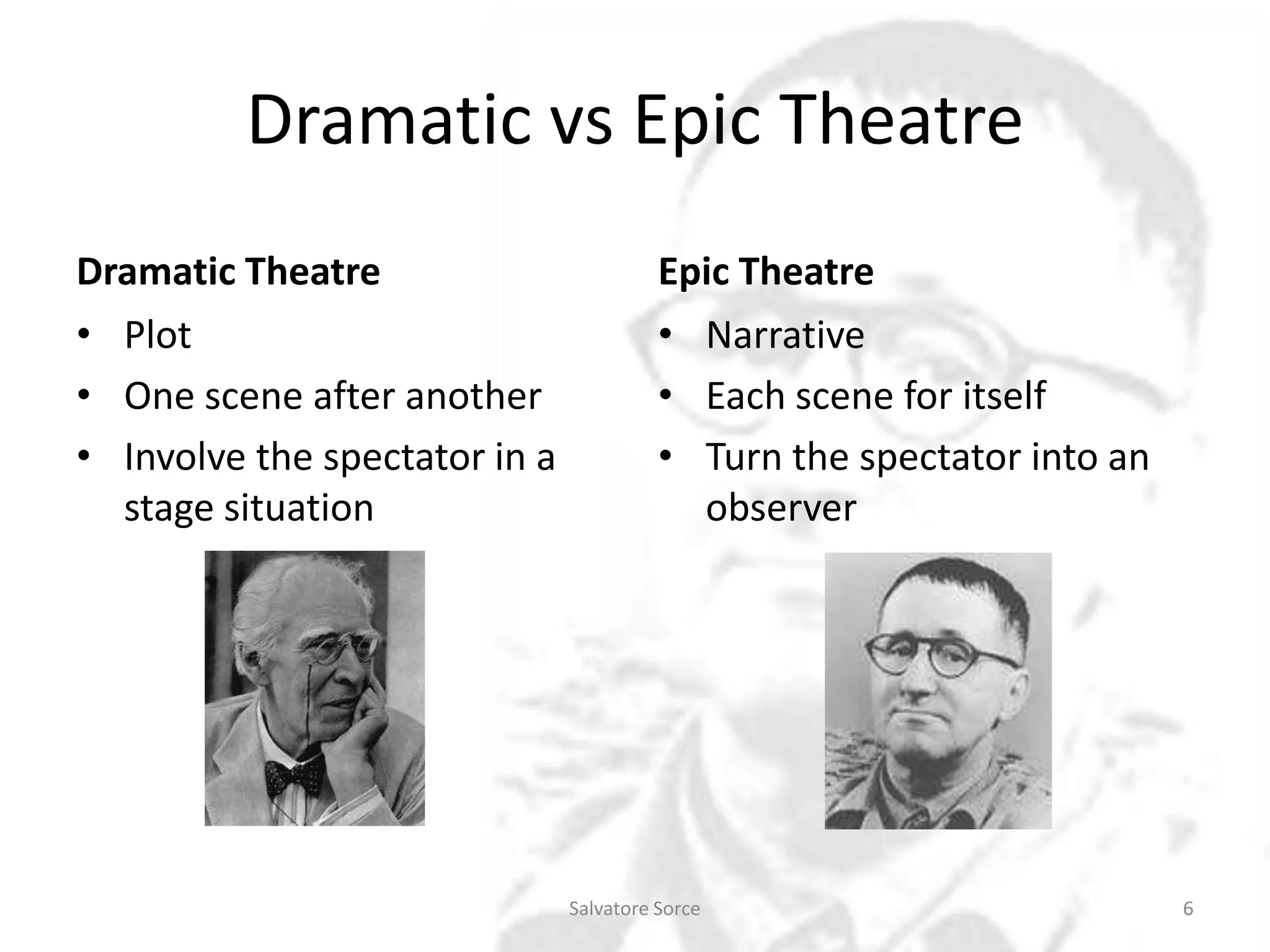Bertolt Brecht Epic Theatre | PPTX