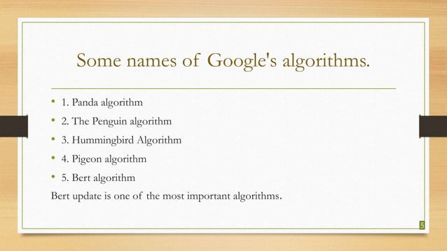 Bert algorithm | PPT