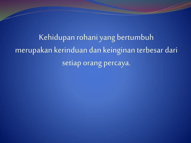 Bertumbuh dalam kasih karunia | PPT