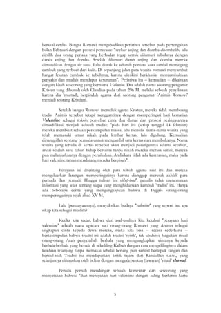 Bervalentine untuk apa ... | PDF